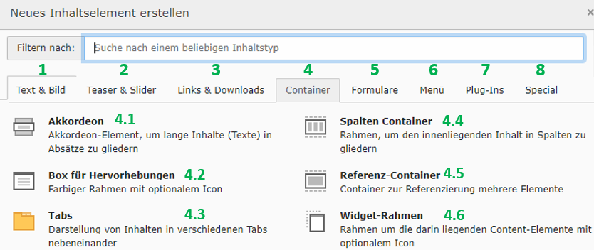 4 Container | Medizinischer Dienst Hilfe